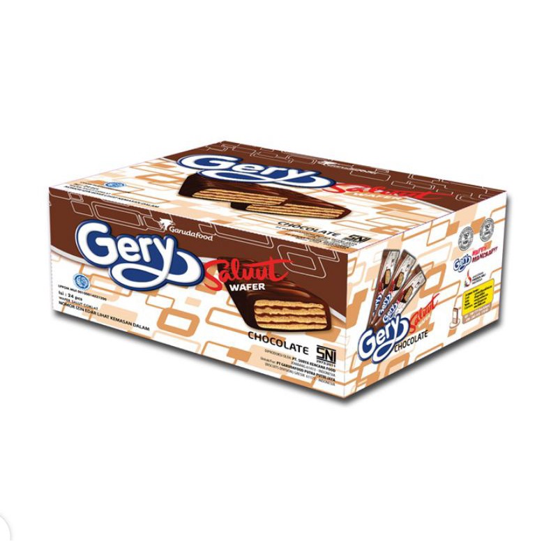Jual Gery Salut Coklat 1box isi 24pcs | Shopee Indonesia