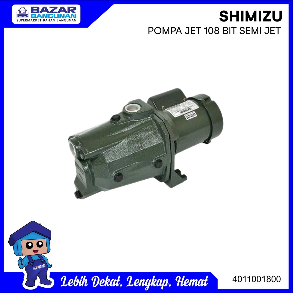 Jual Shimizu - Pompa Air / Semi Jet Pump / Jetpump Sumur Dangkal 108 Bit | Shopee Indonesia