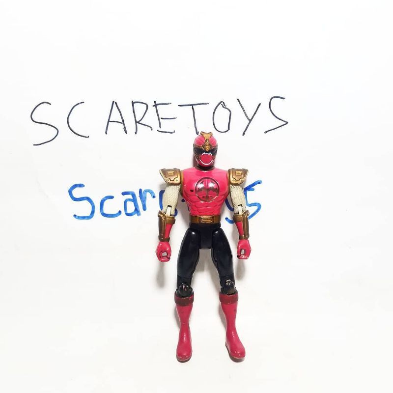 Jual Power Rangers ninja storm crimson red ranger - Sentai hurricaneger ...