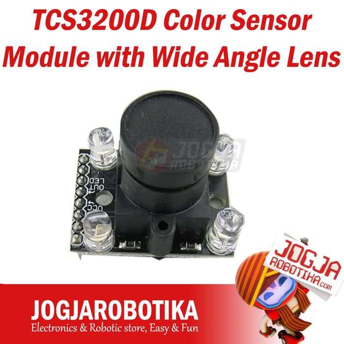 Jual TCS3200D COLOR RECOGNITION SENSOR KD A-36 MODULE WITH WIDE ANGLE ...