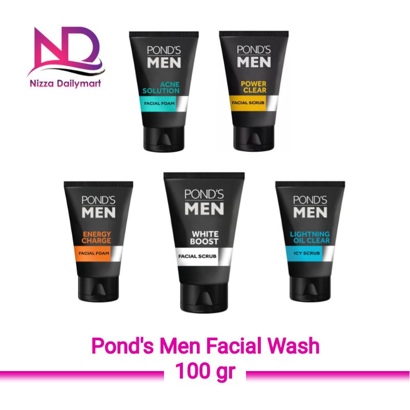Jual Pond's Men Facial Wash 100 gr / Pond's Men Bright Boost | Shopee ...