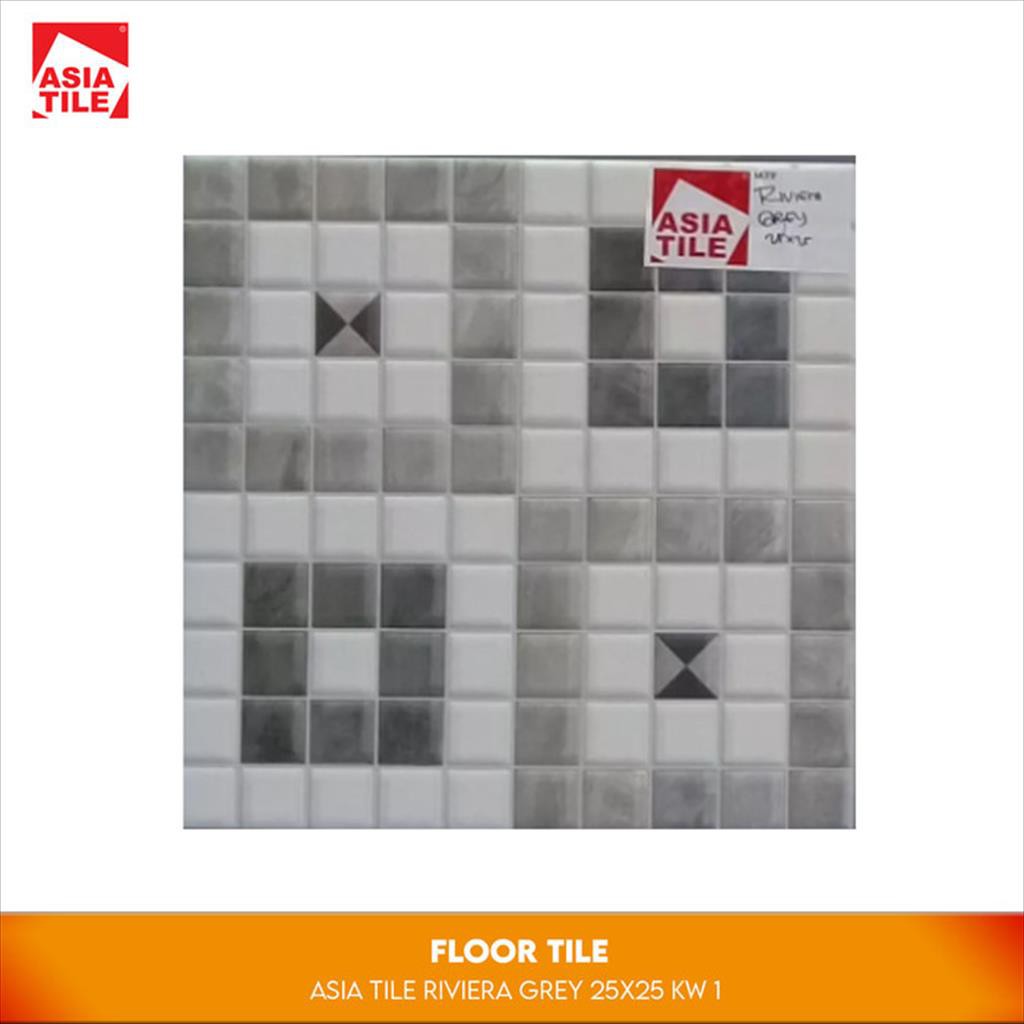 Jual Asia Tile Riviera Grey 25X25 KW1 - Keramik Lantai | Shopee Indonesia