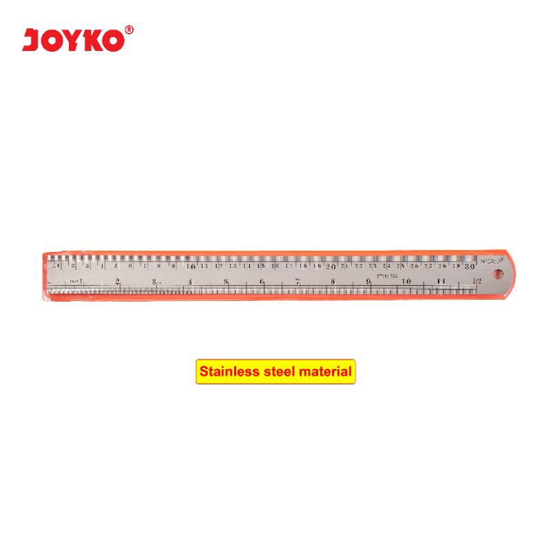 Jual Penggaris Besi / Ruler Stainless Steel RL-ST30 30 cm Joyko | Shopee Indonesia