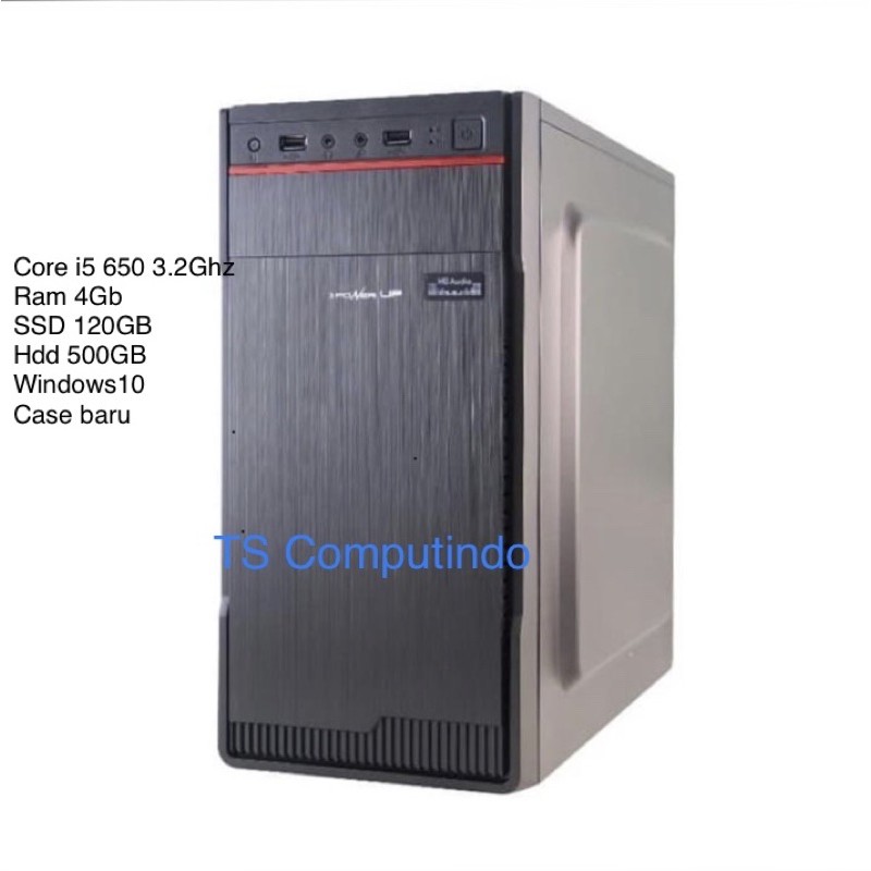Jual CPu Komputer Murah Core i5 Ram 4GB SSD120Gb Hardisk 500Gb ...