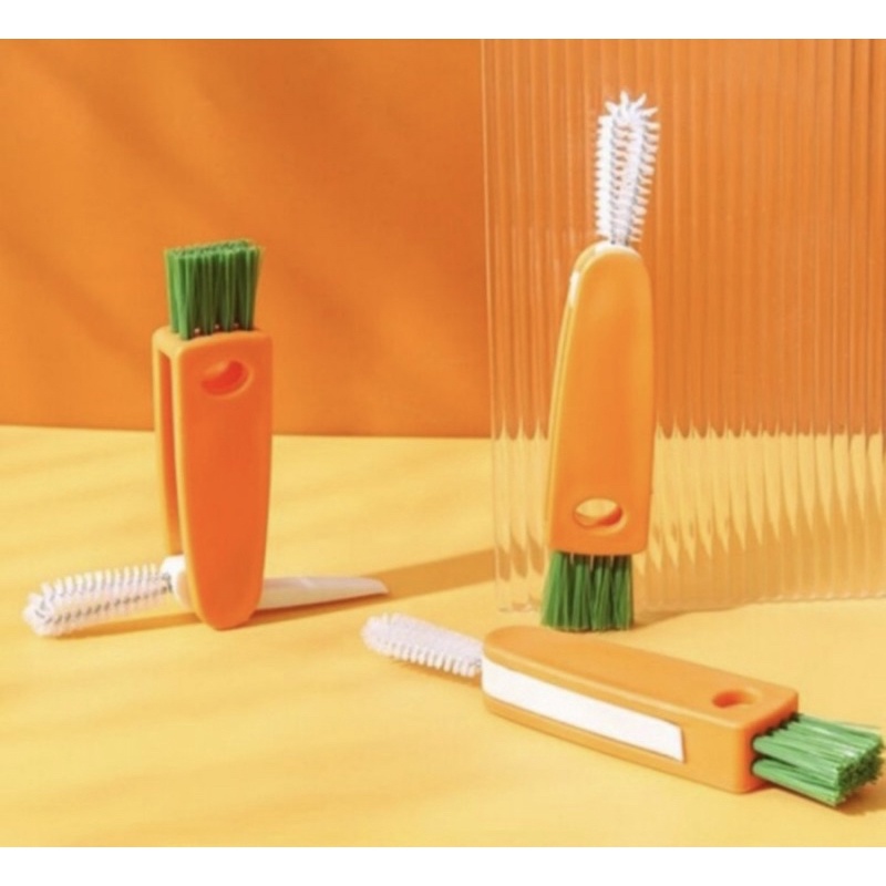 Jual (MINI TRAVELING 3in1) Sikat Cuci Tutup Botol Minum Bayi Anak ...