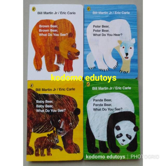 Jual Brown Bear Collection - 4 Classic Stories by Bill Martin Jr/ Eric ...