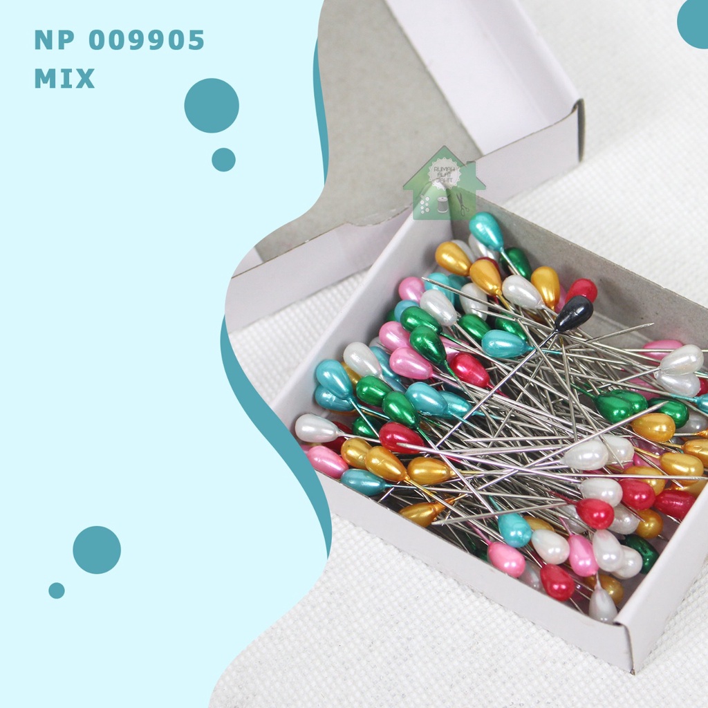 Jual Jarum Pentul Hijab / Pentul Besar Mutiara Lonjong model 9905 ...