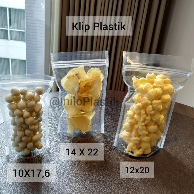 Jual STANDING POUCH TRANSPARAN PLASTIK ZIPLOCK WAYANG UKURAN 10X17,6 CM ...