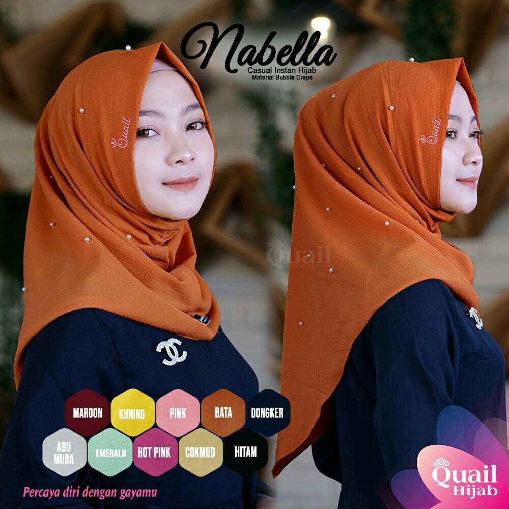 Jual Quail Hijab - NABELLA MUTIARA | Shopee Indonesia