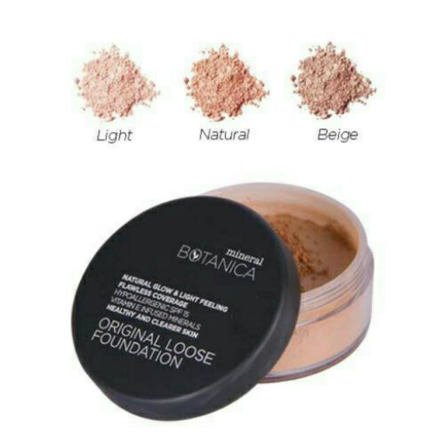 Jual Mineral Botanica Original Loose foundation/Bedak Tabur | Shopee ...