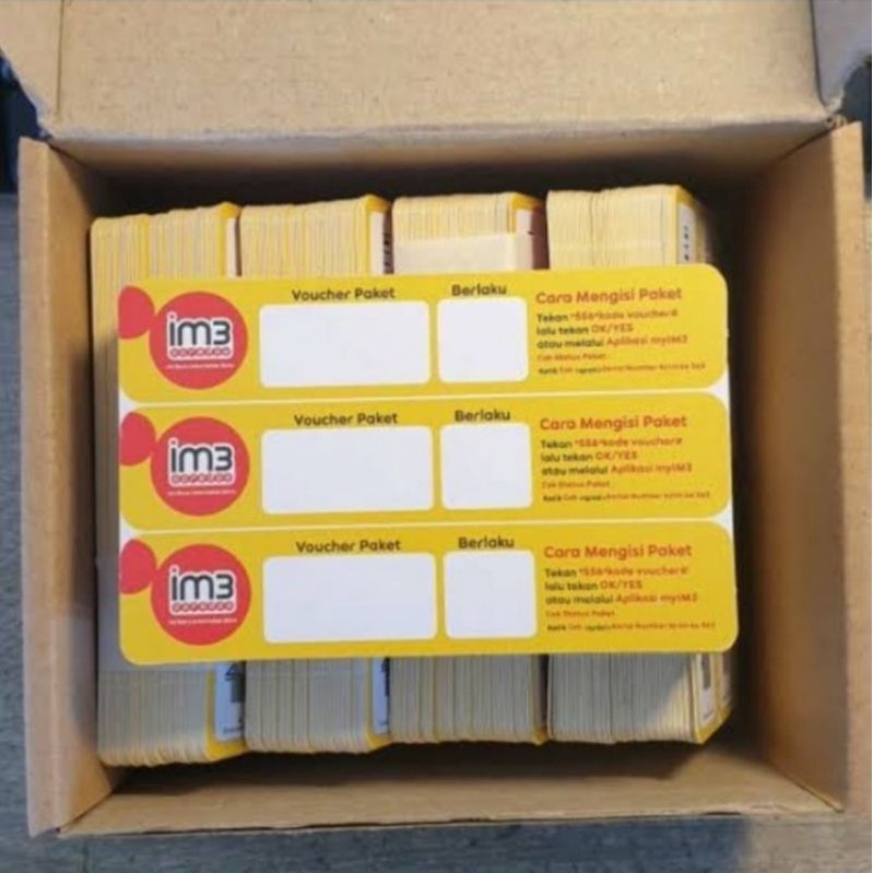 Jual Voucher Kosong Indosat IM3 Nasional EXP DES 2025 | Shopee Indonesia