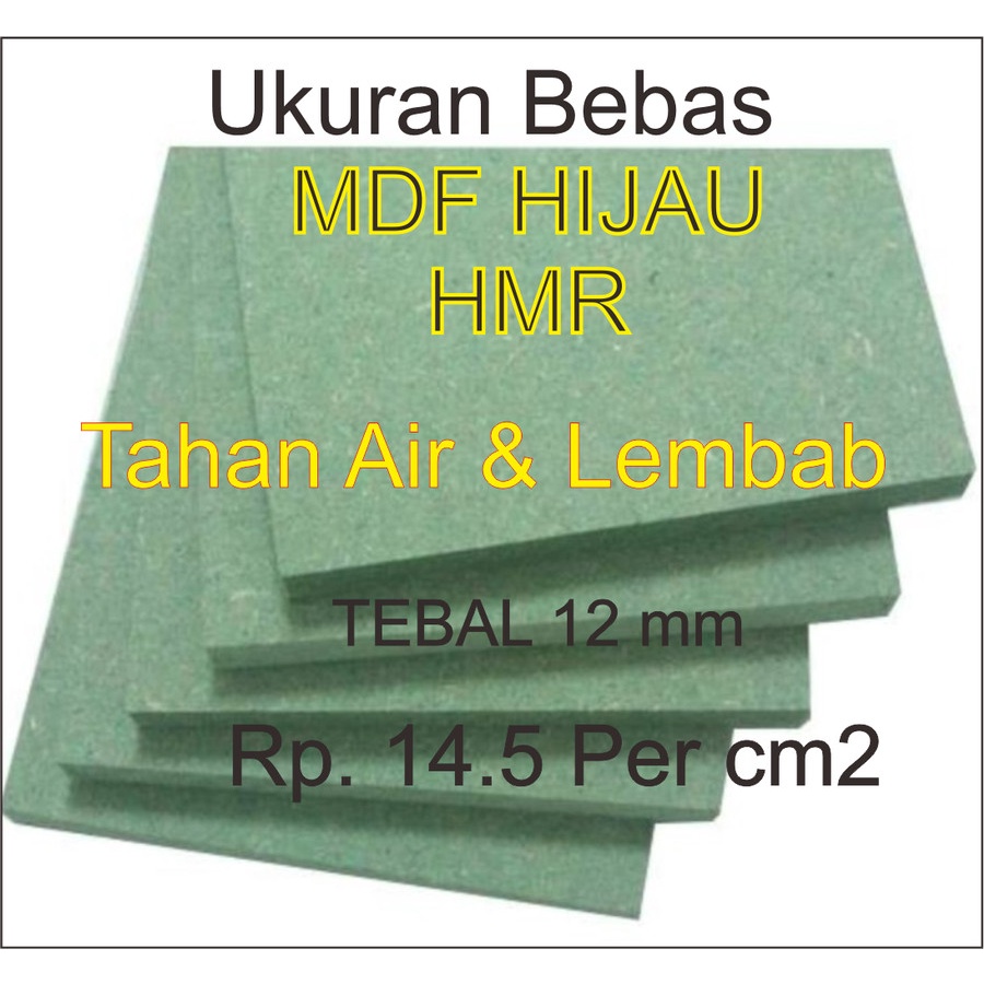 Jual MDF Hijau 12 mm HMR tahan air dan lembab | Shopee Indonesia