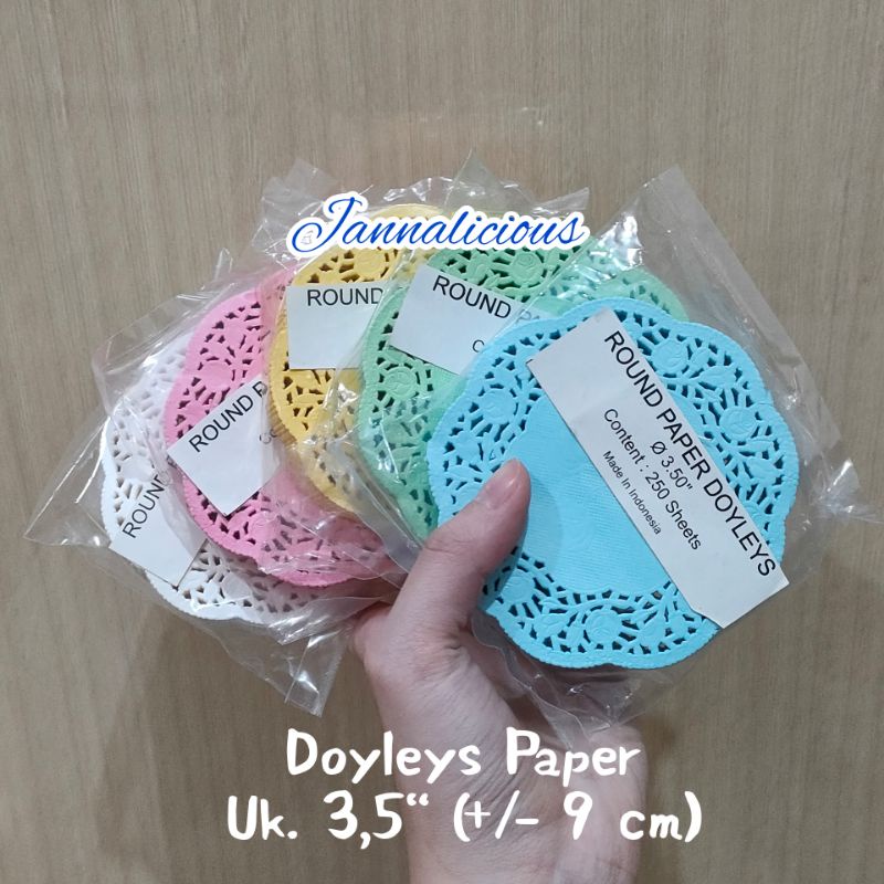 Jual Doyleys Paper / Kertas Renda Uk. 3,5" (+/- 9cm) [250pcs] | Shopee ...