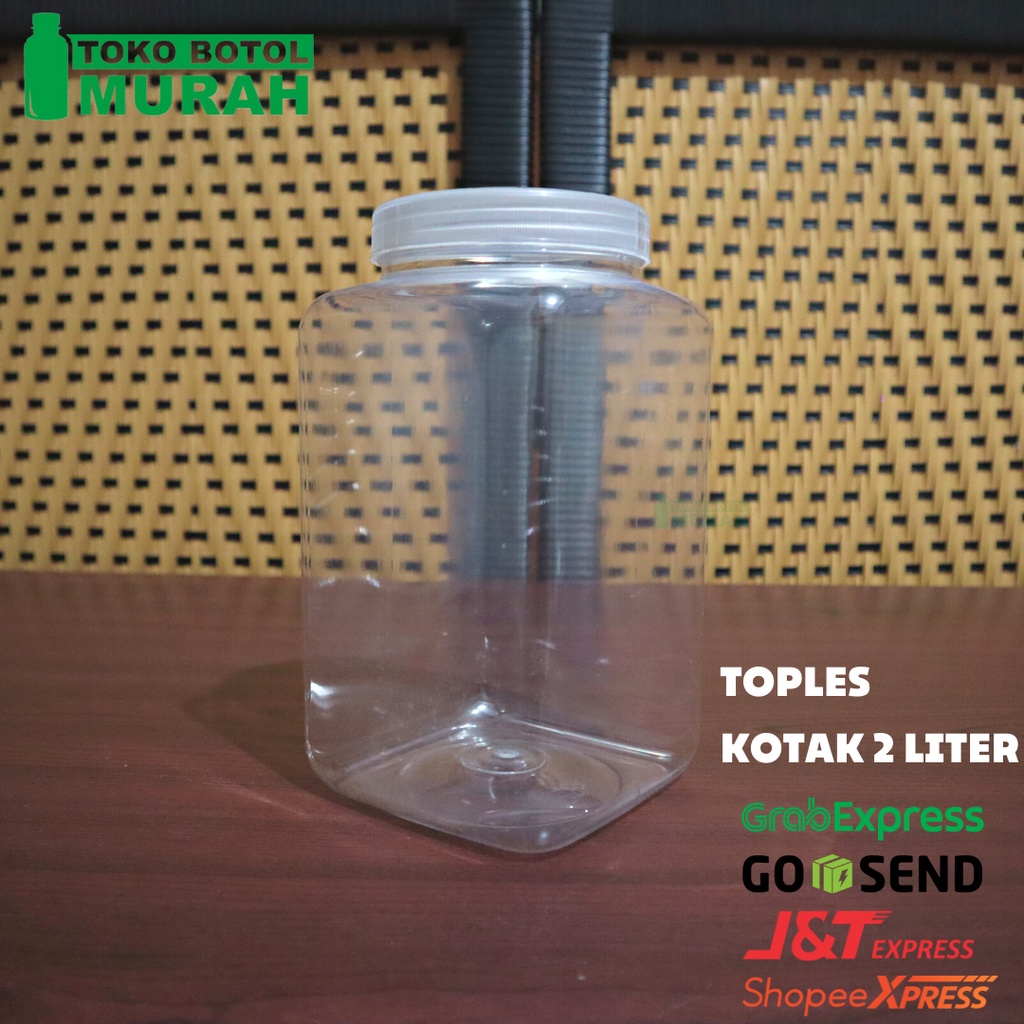 Jual Botol Plastik 2 liter Kotak / Toples 2 Liter Kotak | Shopee Indonesia