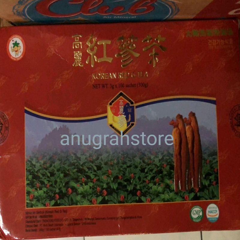 Jual teh ginseng merah korea 100pcs | Shopee Indonesia