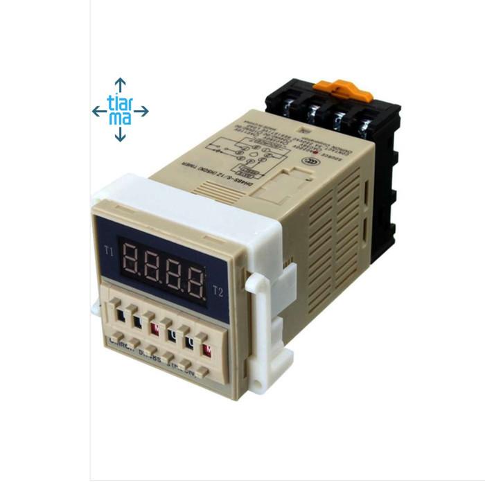 Jual Relay New Omron Dh48S-S Digital Timer Precision Delay Time Relay ...