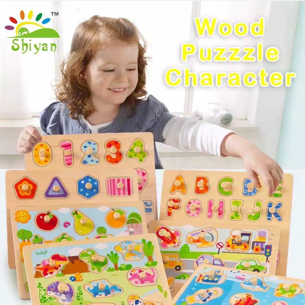 Jual MAINAN EDUKASI PUZZLE KAYU HURUF/ANGKA/TRANSPORTASI/HEWAN | Shopee ...