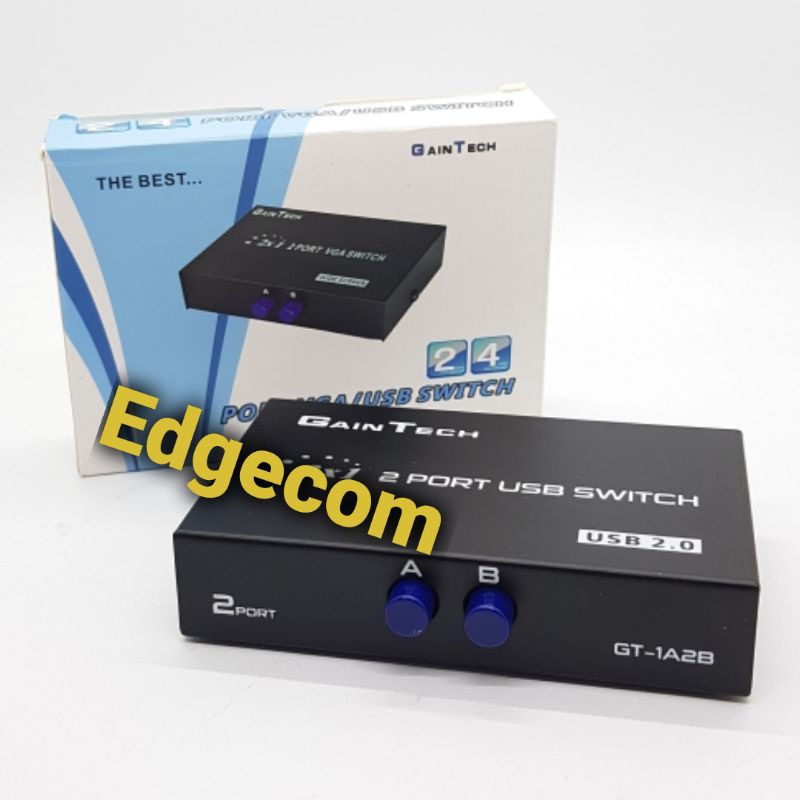 Jual USB 2.0 Sharing Switch 2 Port Manual GAINTECH | Shopee Indonesia