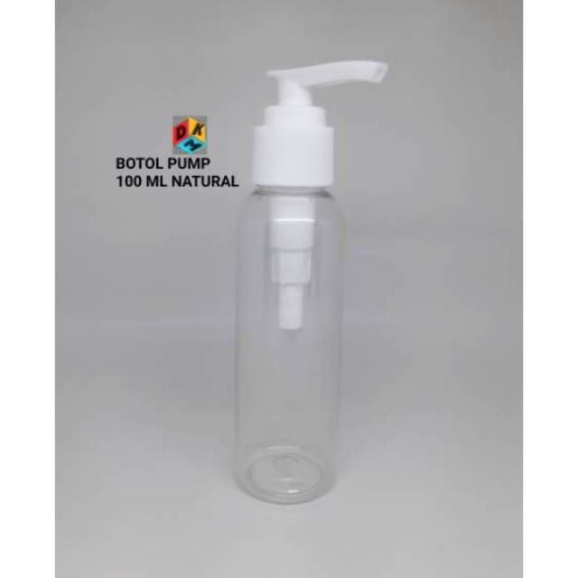 Jual Botol pump 100 ml natural | Shopee Indonesia