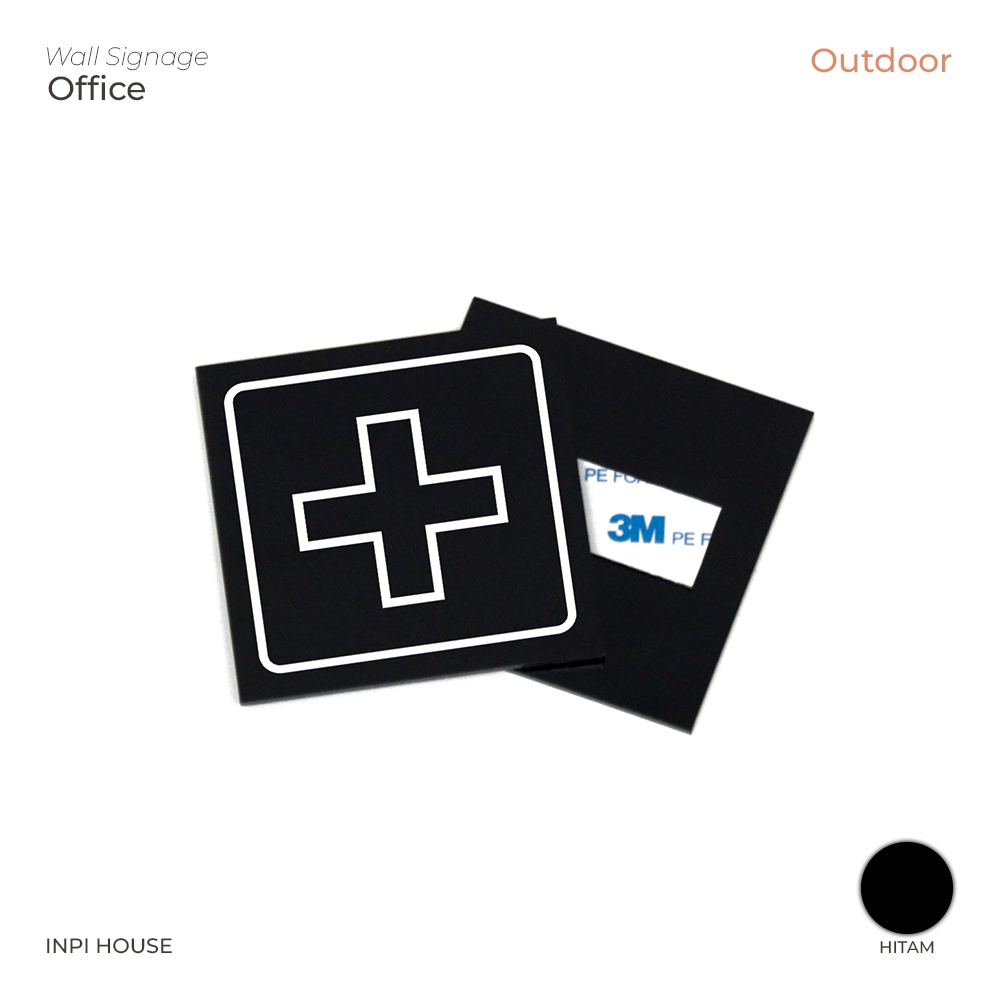 Jual papan tanda ruang klinik - click logo - sign board akrilik - sign ...