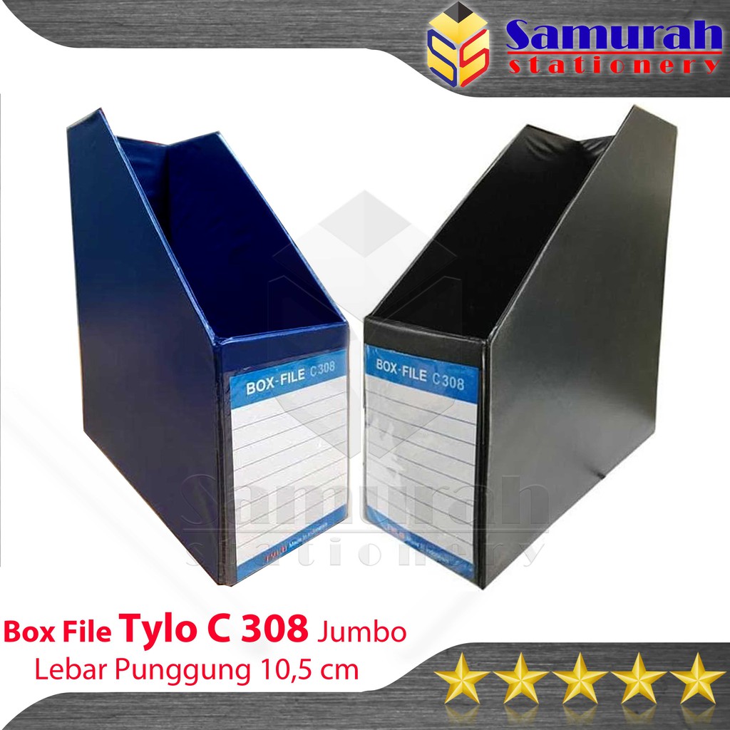 Jual Box File Lipat Tylo C-308 Jumbo Warna Hitam - Biru / Rak Stand C ...