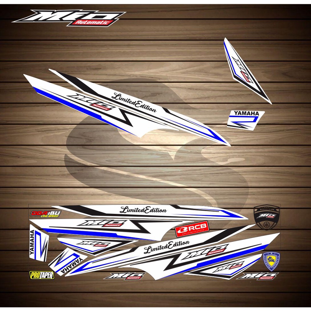 Jual STIKER VARIASI COD / ART CUSTOM VARIASI YAMAHA MIO SMILE/MIO OLD STICKER /STRIPING CUSTOM ...