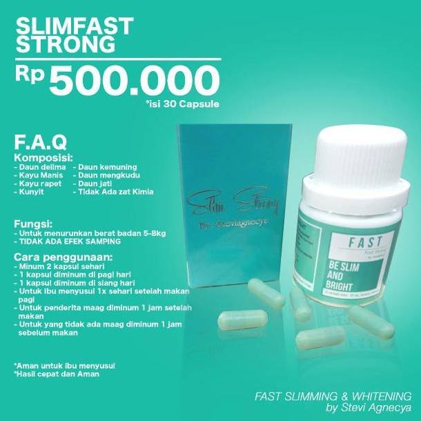 Jual Fast Herbal STRONG Fast Slimming By steviagnecya 100% Original | Shopee Indonesia