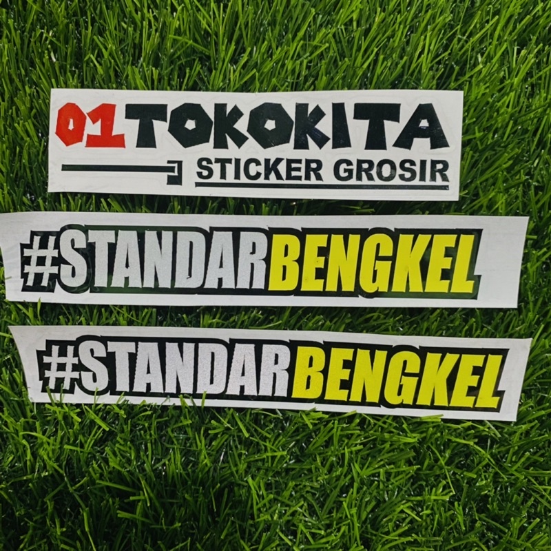 Jual Sticker cutting montor timbul STANDAR BENGKEL stiker cuting motot ...