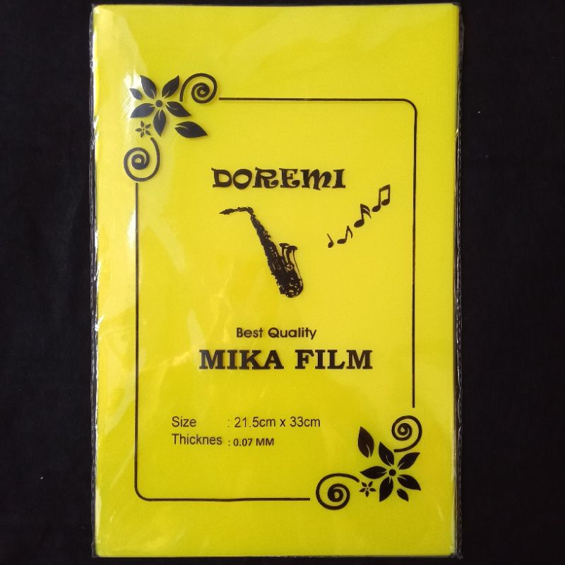 Jual Mika Cover Warna Kuning Doremi (Isi 100 lembar) | Shopee Indonesia