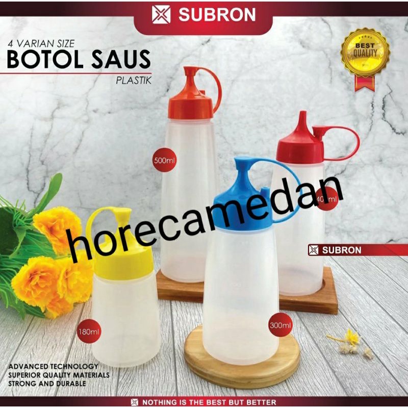 Jual Botol Saos Sambal Plastik / Botol Kecap Mayonaise Plastik 180ml ...