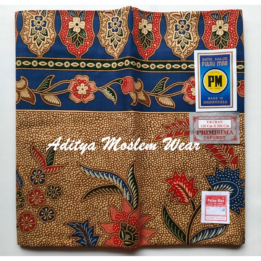 Jual KAIN SARUNG WANITA BATIK HALUS PM PULAU MAS PRIMISIMA CAP CENT | Shopee Indonesia