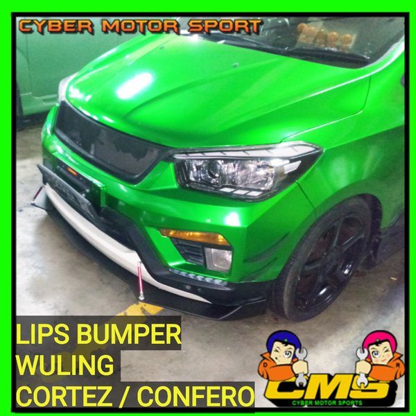 Jual Lips bumper depan wuling confero . bodykit confero. front lips ...