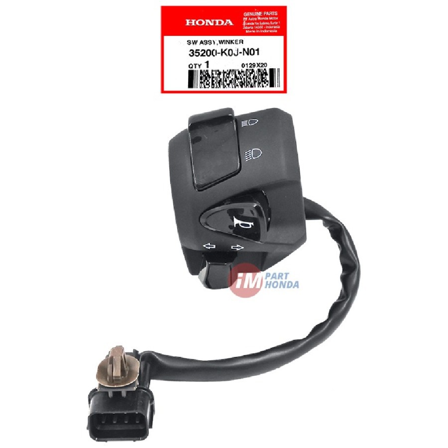 Jual Holder Kiri Saklar Tombol Dimmer Horn Winker Honda Genio 35200-K0J ...