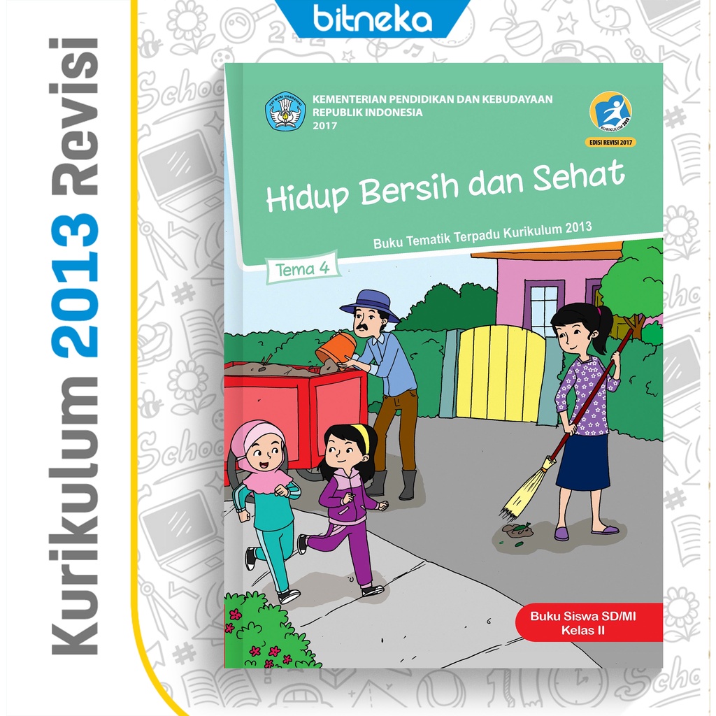 Jual Buku Tematik Sd Mi Kelas 2 Tema 4 Hidup Bersih Dan Sehat K13