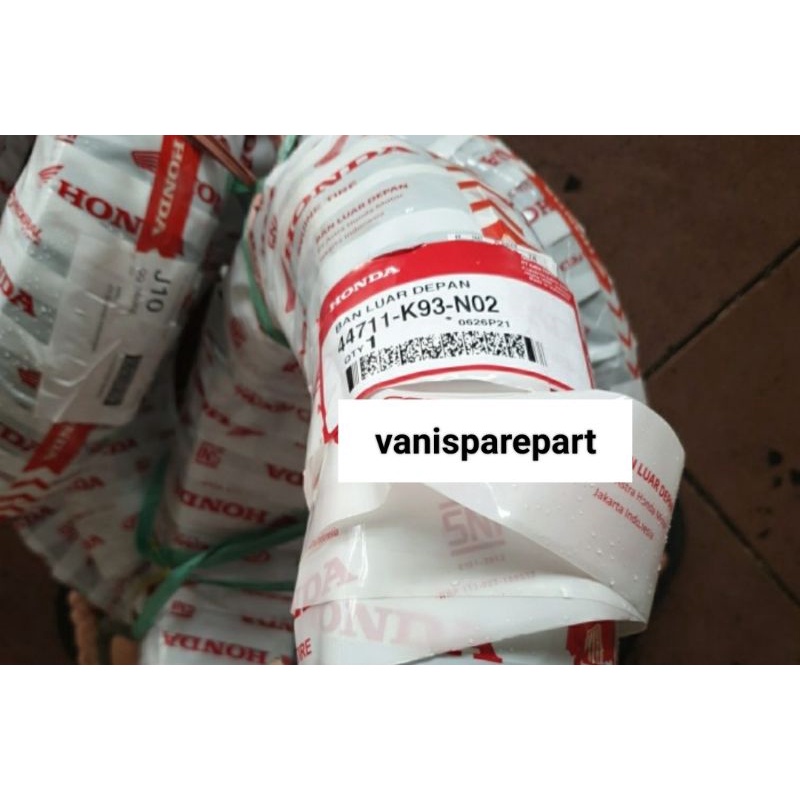 Jual BAN LUAR 100/90-12 110/90-12 SCOOPY K93 ORIGINAL HONDA TUBLESS | Shopee Indonesia