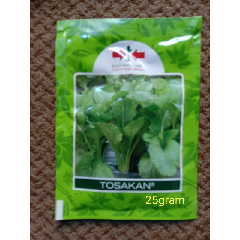 Jual Benih Bibit Sawi Tosakan 25gr Benih Caisim Manis Original Cap ...