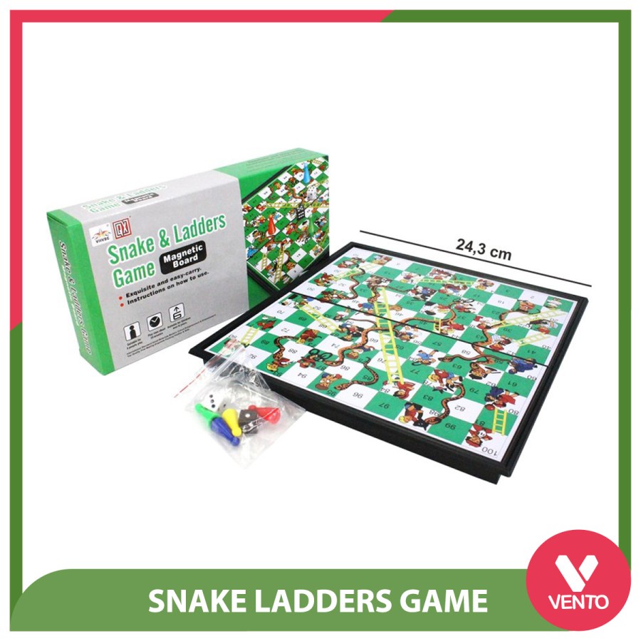 Jual [VENTO TOYS] Mainan Anak Games Dadu Board Games Papan Magnetik ...
