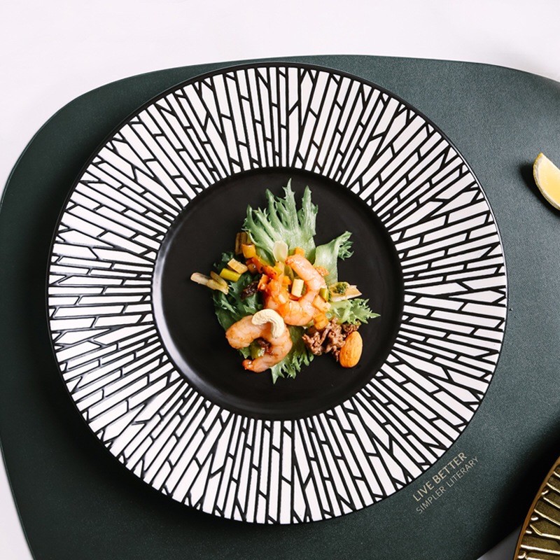 Jual Piring Makan Artistik / Piring Restoran / Piring Mewah/ Piring ...