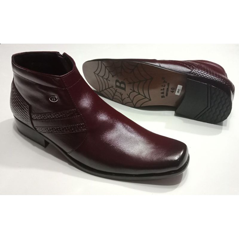 Jual Sepatu Pantofel Boot Pria KulitAsli / Merek Bally / Pantofel ...