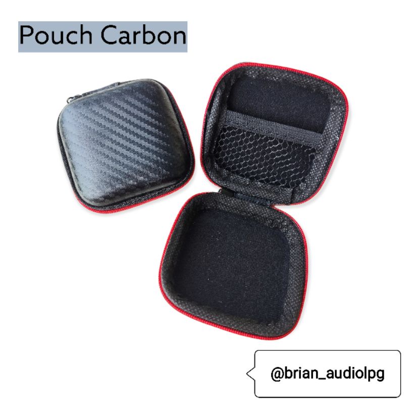 Jual tas pouch case Headset (carbon) | Shopee Indonesia
