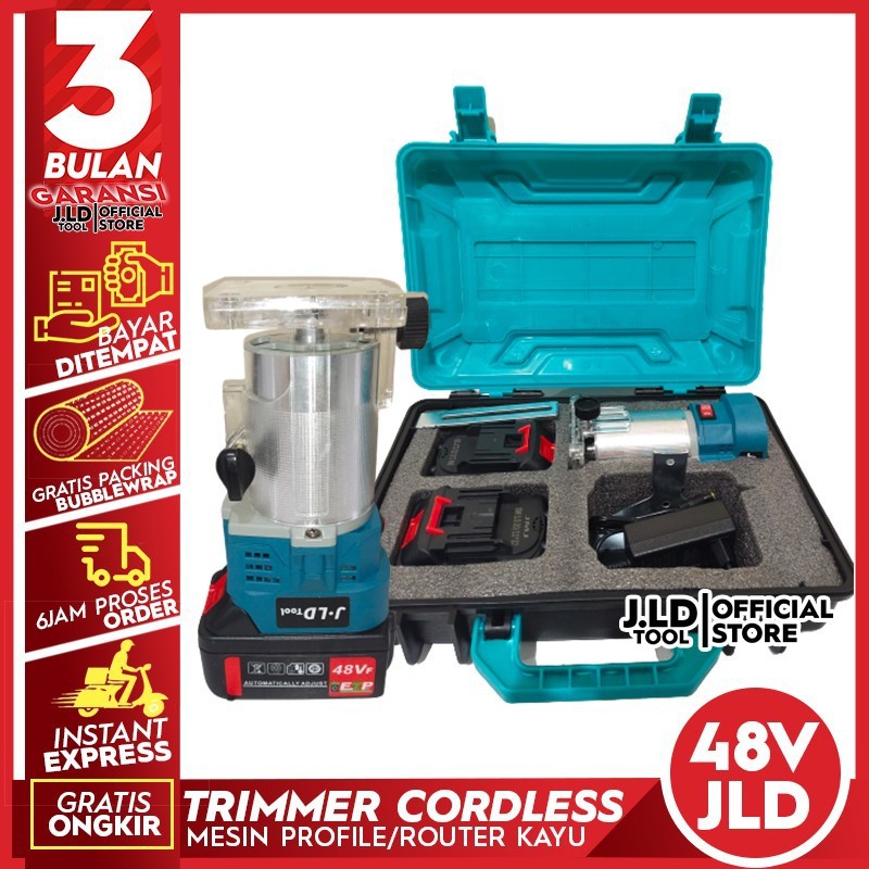 Jual Mesin Trimmer Cordless 48volt - Mesin Router Kayu - Mesin Profil ...