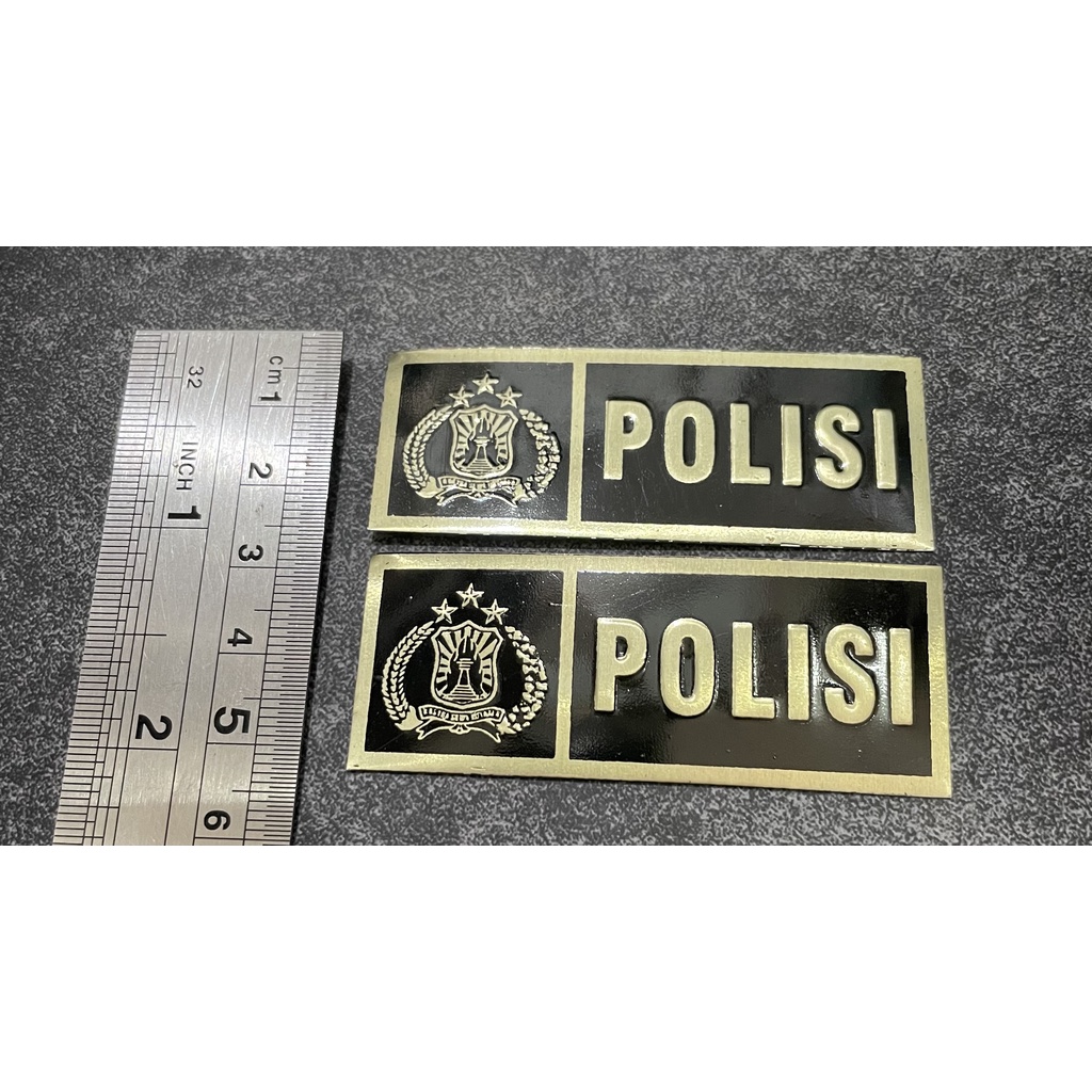 Jual Sticker Plat Polis* - Stiker Plat Police - Stiker plat mobil Polis ...