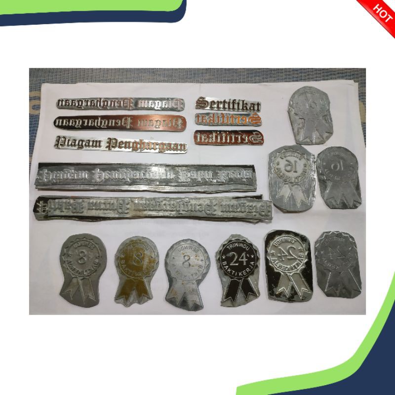 Jual CETAK PLAT BESI POLY EMBOS /PLAT UNTUK HURUF & LOGO TIMBUL ...