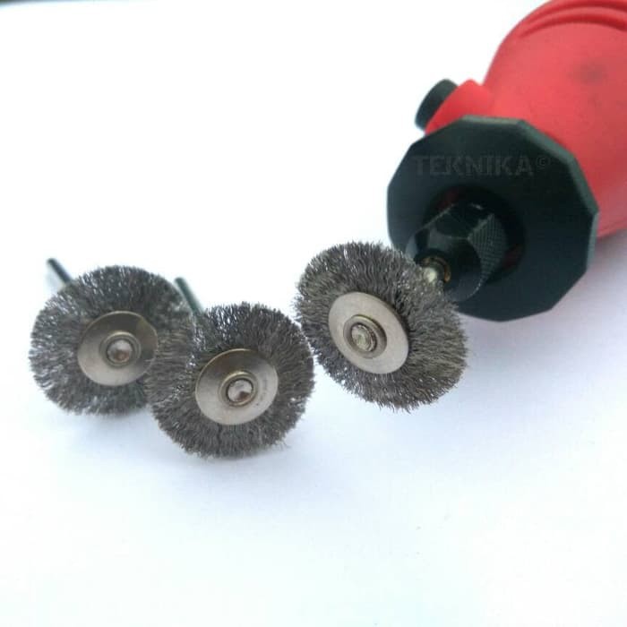 Jual Sikat Kawat Mini Grinder Wire Brush Polisher Besi Baja Bor Gerinda ...