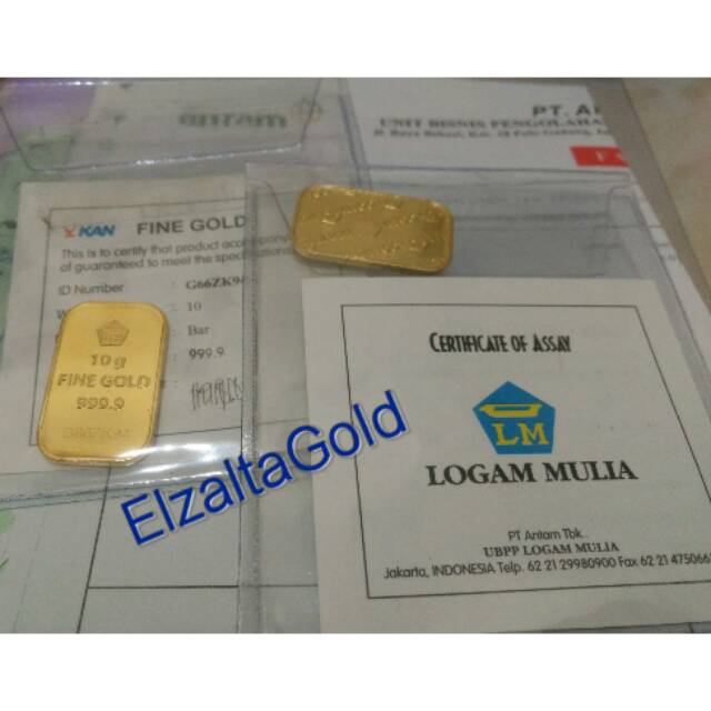 Jual LOGAM MULIA 10 GRAM | Shopee Indonesia