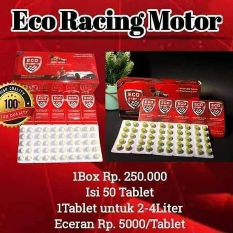 Jual EKO RACING MOTOR 1 BOX(50 BUTIR) | Shopee Indonesia
