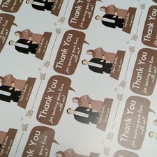 Jual Print Custom Sticker | Ucapan Sticker | Label Sticker | Shopee ...