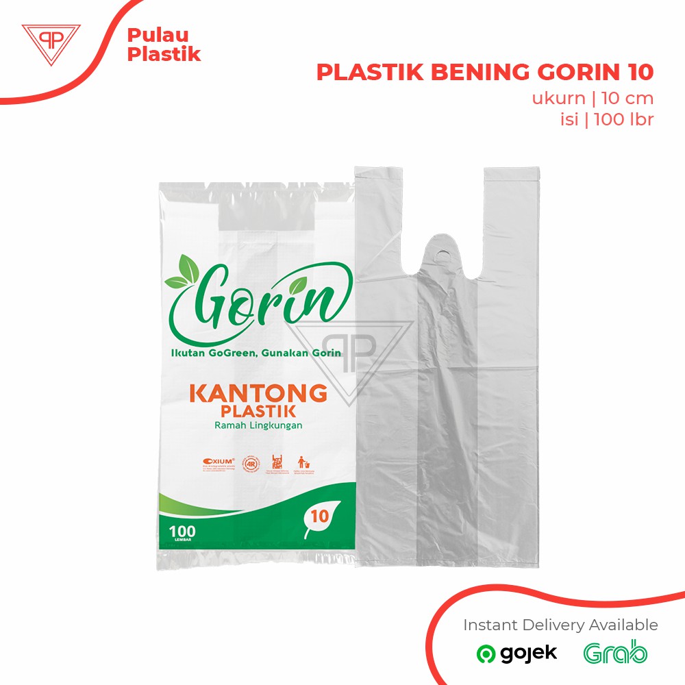 Jual Kantong Kresek Bening Gorin Ukuran 10 Untuk 1 cup / Isi100pcs | Shopee Indonesia