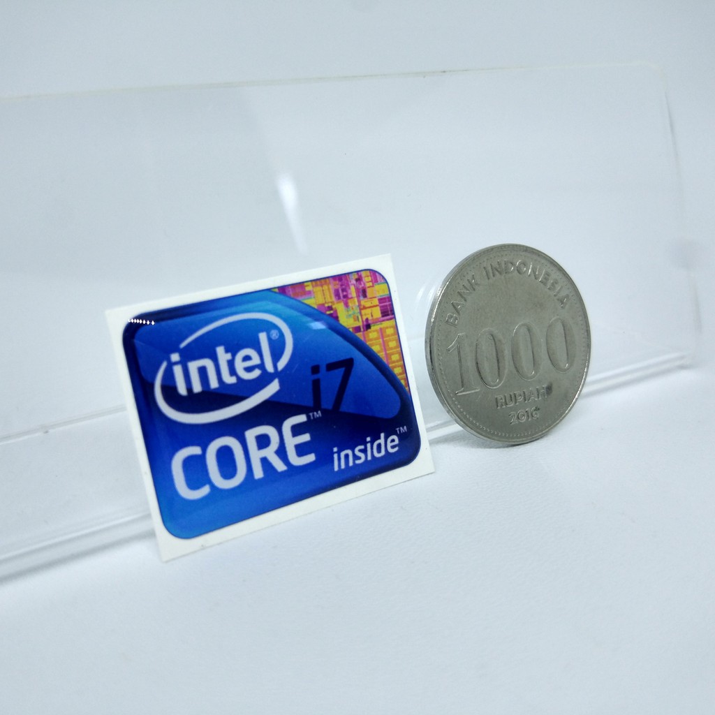 Jual INTEL CORE i7 Sticker Timbul Emblem Resin Lentur | Shopee Indonesia
