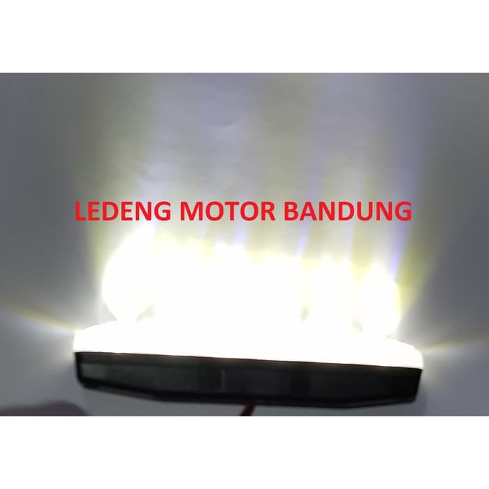 Jual DRL Grill 6 Mata LED Lampu Variasi Motor Mobil Stand by Putih ...